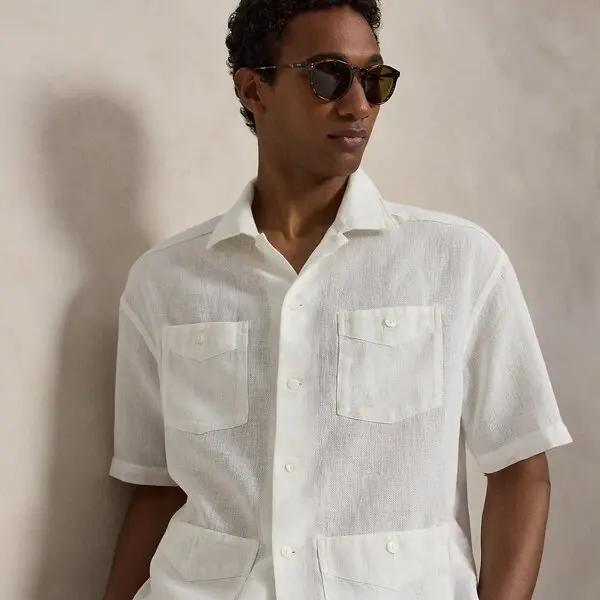 Ralph Lauren Classic Fit Linen-cotton Shirt