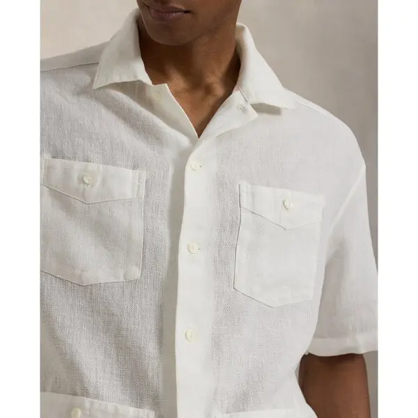 Ralph Lauren Classic Fit Linen-cotton Shirt