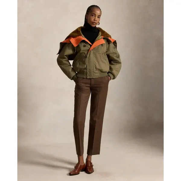 Ralph Lauren Shearling-hood Flight Jacket