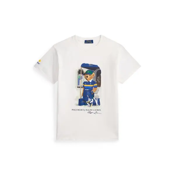 Ralph Lauren Us Open Polo Bear Cotton Jersey Tee