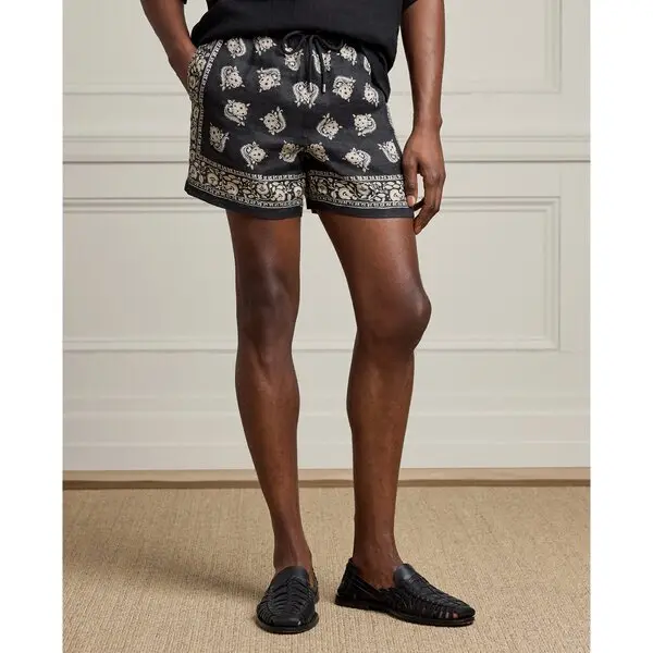 Ralph Lauren 4.5-inch Amalfi Linen Swim Trunk