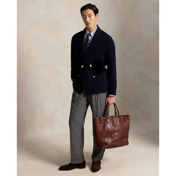 Ralph Lauren Custom Fit Checked Poplin Shirt - White Blue Multi