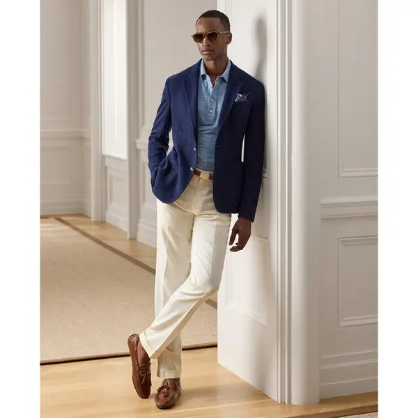 Ralph Lauren Hadley Hand-tailored Herringbone Jacket