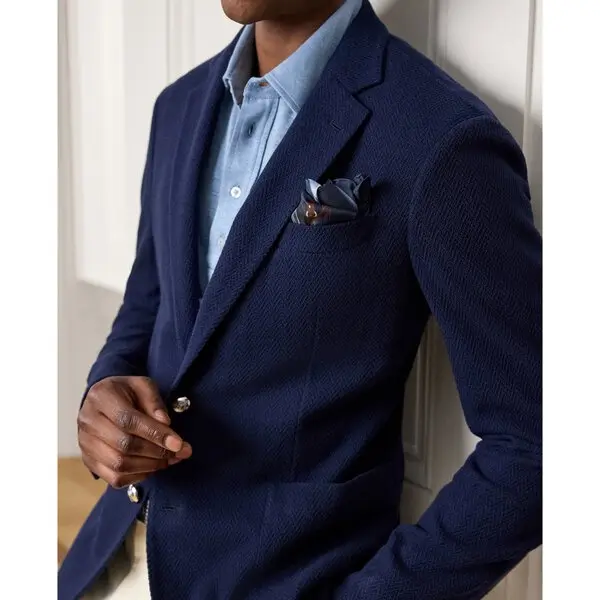Ralph Lauren Hadley Hand-tailored Herringbone Jacket