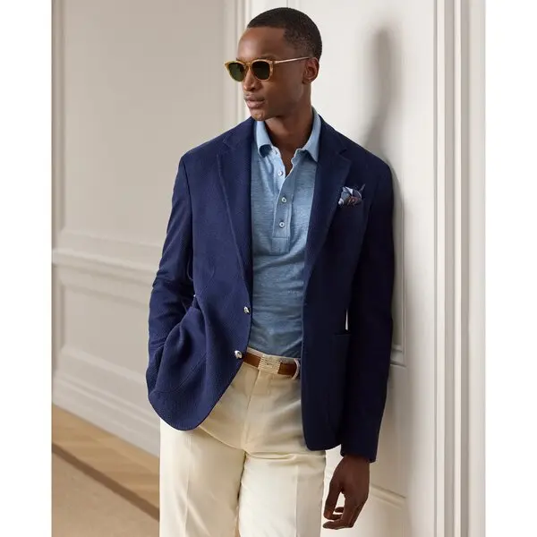 Ralph Lauren Hadley Hand-tailored Herringbone Jacket