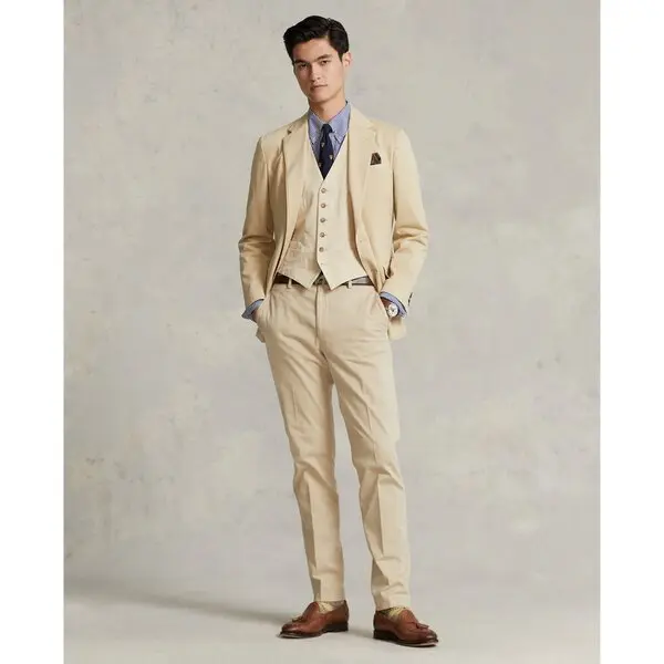 Ralph Lauren Garment-dyed Stretch Chino Vest