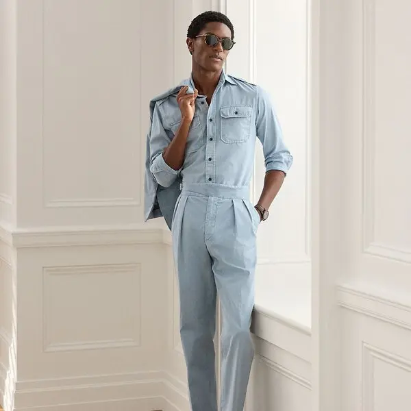 Ralph Lauren Hand-tailored Garment-dyed Chino Trouser