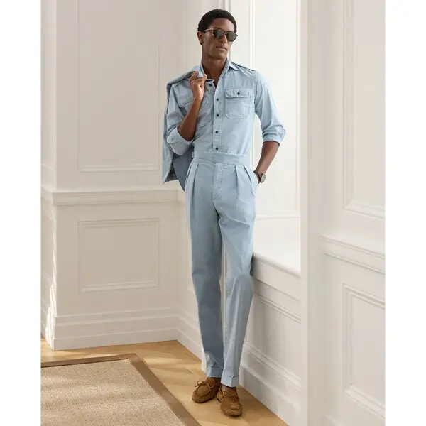 Ralph Lauren Hand-tailored Garment-dyed Chino Trouser