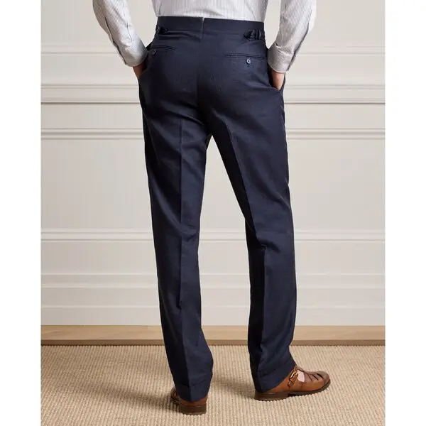 Ralph Lauren Gregory Hand-tailored Plaid Trouser