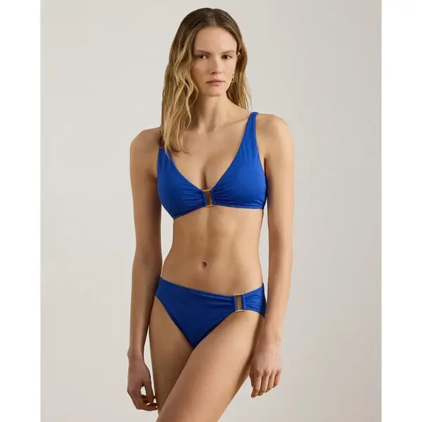 Ralph Lauren Ring-front Bikini Top