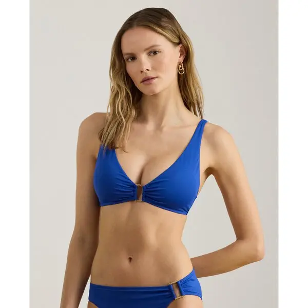 Ralph Lauren Ring-front Bikini Top