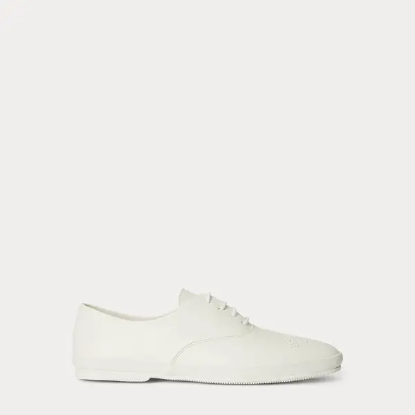 Ralph Lauren Perforated Leather Low-top Sneaker