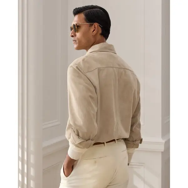 Ralph Lauren Suede Overshirt