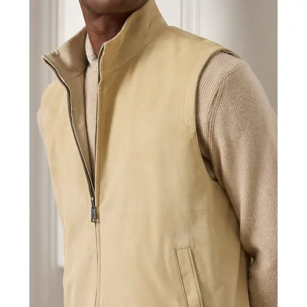 Ralph Lauren Jamison Reversible Suede Vest
