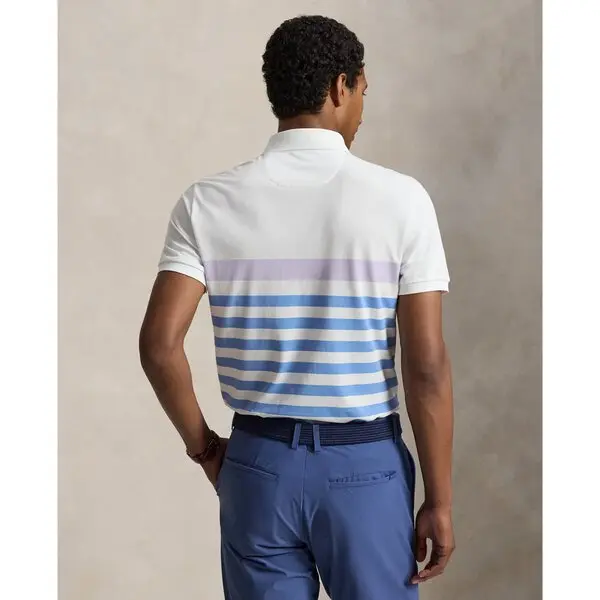 Ralph Lauren Tailored Fit Performance Polo Shirt - Lovely Lilac Multi