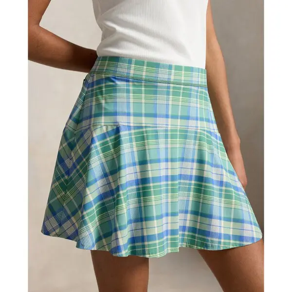 Ralph Lauren Plaid Paneled Skort