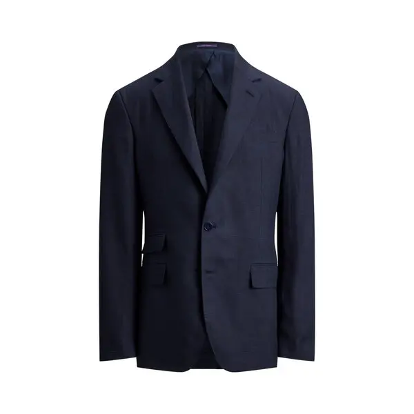 Ralph Lauren Kent Hand-tailored Plaid Suit Jacket