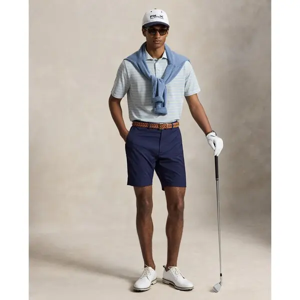 Ralph Lauren Classic Fit Performance Polo Shirt - Light Green Multi