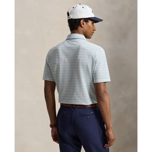 Ralph Lauren Classic Fit Performance Polo Shirt - Light Green Multi