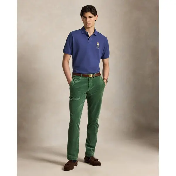 Ralph Lauren Classic Fit Polo Bear Mesh Polo Shirt - Light Navy