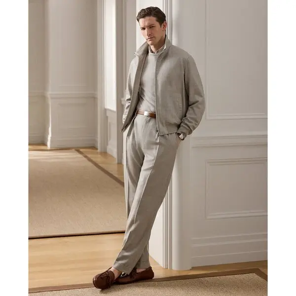 Ralph Lauren Gregory Hand-tailored Wool Trouser