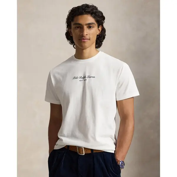Ralph Lauren Classic Fit Logo Jersey T-shirt - White