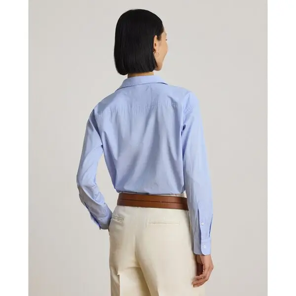Ralph Lauren Striped Cotton Broadcloth Shirt