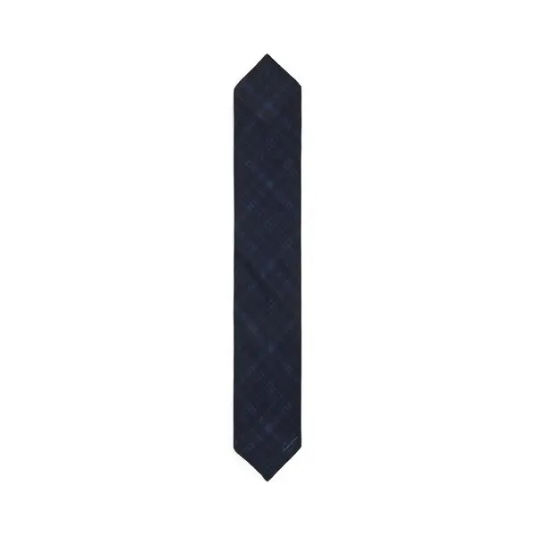 Ralph Lauren Tonal Plaid Silk Crepe Neckerchief