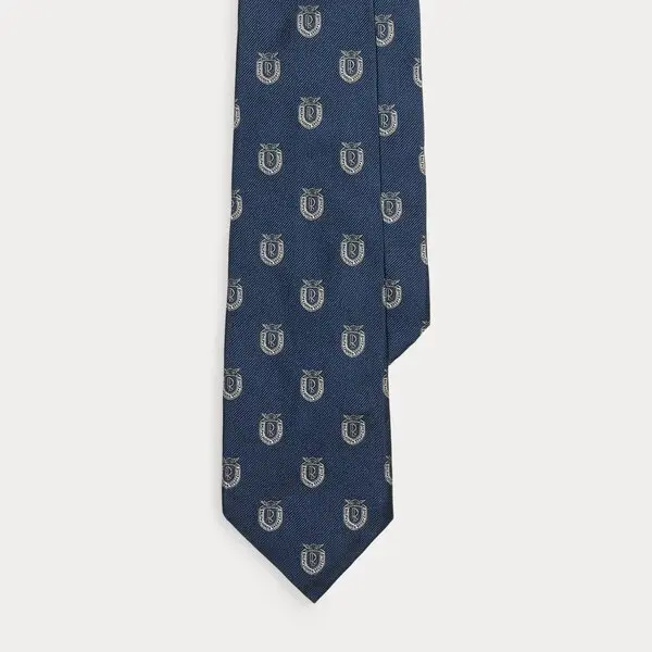 Ralph Lauren Silk Club Tie - Navy