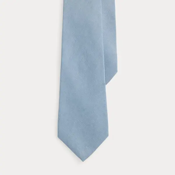 Ralph Lauren Silk-linen Tie - Windward Blue