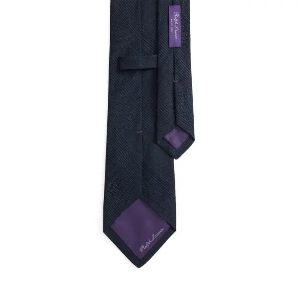 Ralph Lauren Glen Plaid Linen-silk Tie