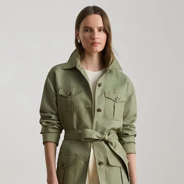 Ralph Lauren Linen-blend Twill Field Jacket
