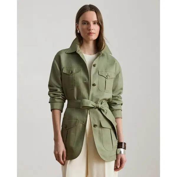 Ralph Lauren Linen-blend Twill Field Jacket