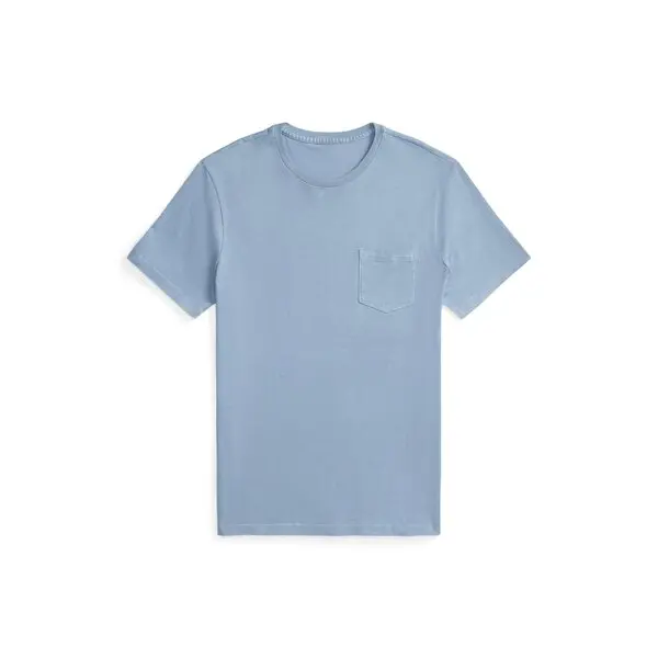 Ralph Lauren Garment-dyed Jersey Pocket T-shirt - Windward Blue