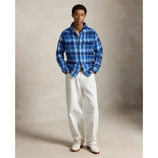Ralph Lauren Classic Fit Plaid Textured Shirt