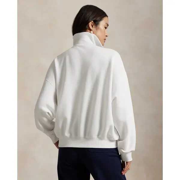 Ralph Lauren Ribbed-trim Mockneck Pullover