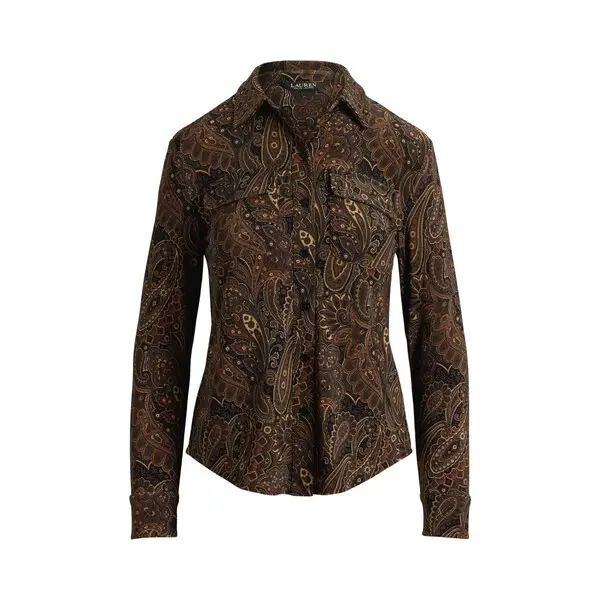 Ralph Lauren Paisley Stretch Jersey Shirt