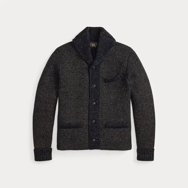 Ralph Lauren Jacquard-knit Shawl-collar Cardigan