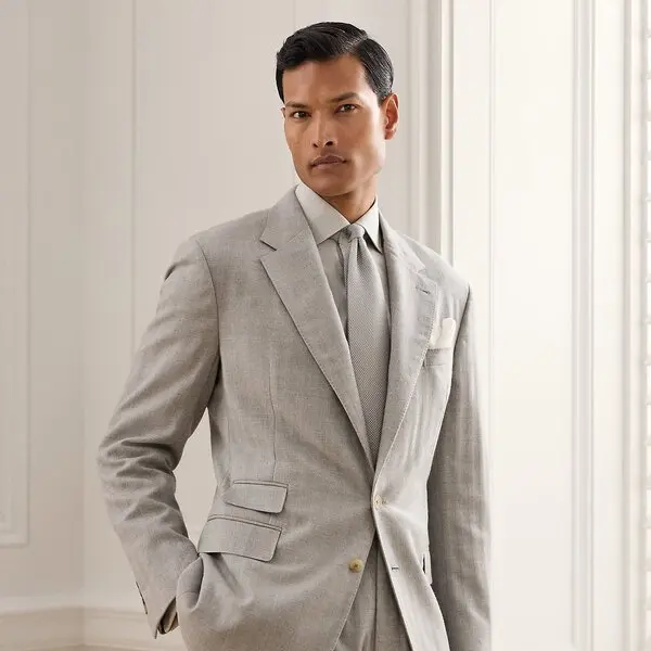 Ralph Lauren Glenn Hand-tailored Herringbone Jacket