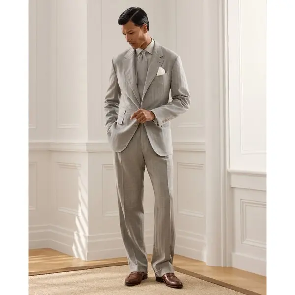 Ralph Lauren Glenn Hand-tailored Herringbone Jacket