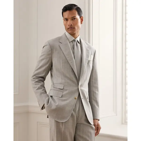 Ralph Lauren Glenn Hand-tailored Herringbone Jacket