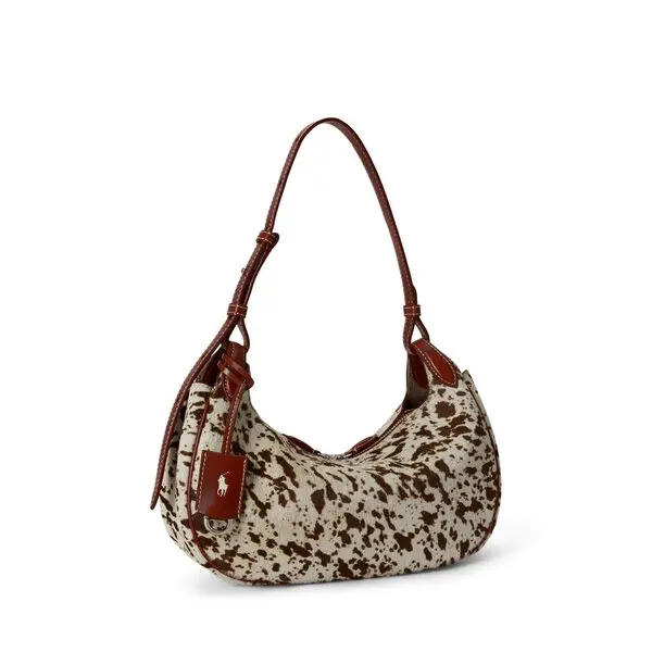 Ralph Lauren Polo Play Haircalf Shoulder Bag