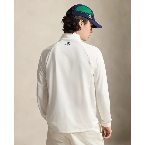 Ralph Lauren Us Open Paneled Stretch Jersey Pullover
