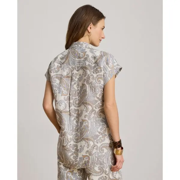 Ralph Lauren Relaxed Fit Paisley Short-sleeve Shirt