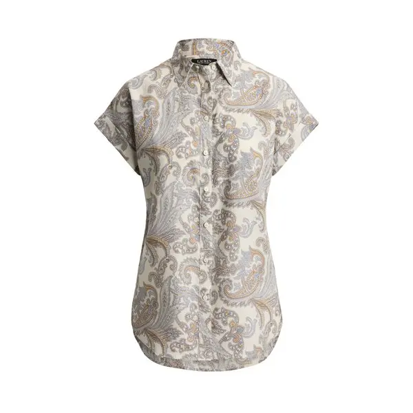 Ralph Lauren Relaxed Fit Paisley Short-sleeve Shirt