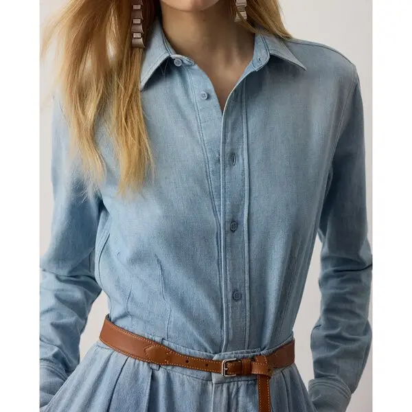 Ralph Lauren Callie Cotton Denim Shirt
