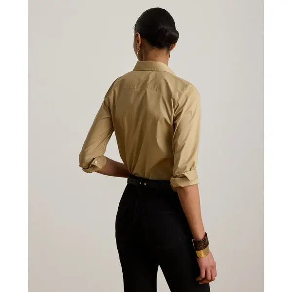 Ralph Lauren Classic Fit Stretch-cotton Blend Shirt