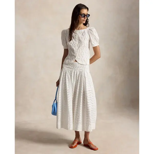 Ralph Lauren Cotton Eyelet Shirt