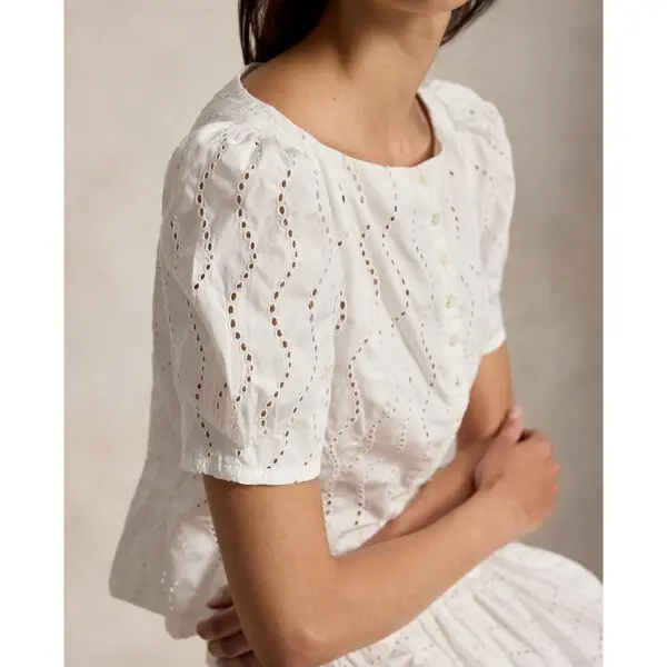 Ralph Lauren Cotton Eyelet Shirt