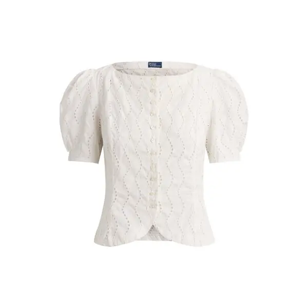 Ralph Lauren Cotton Eyelet Shirt